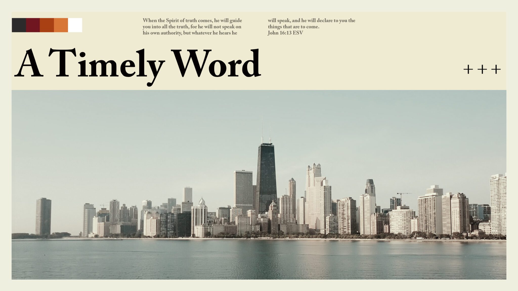 Part 1: A Timely Word - The Chapel